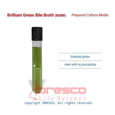 Brilliant Green (Lactose) Bile Broth 2% (BGBB) | ibresco