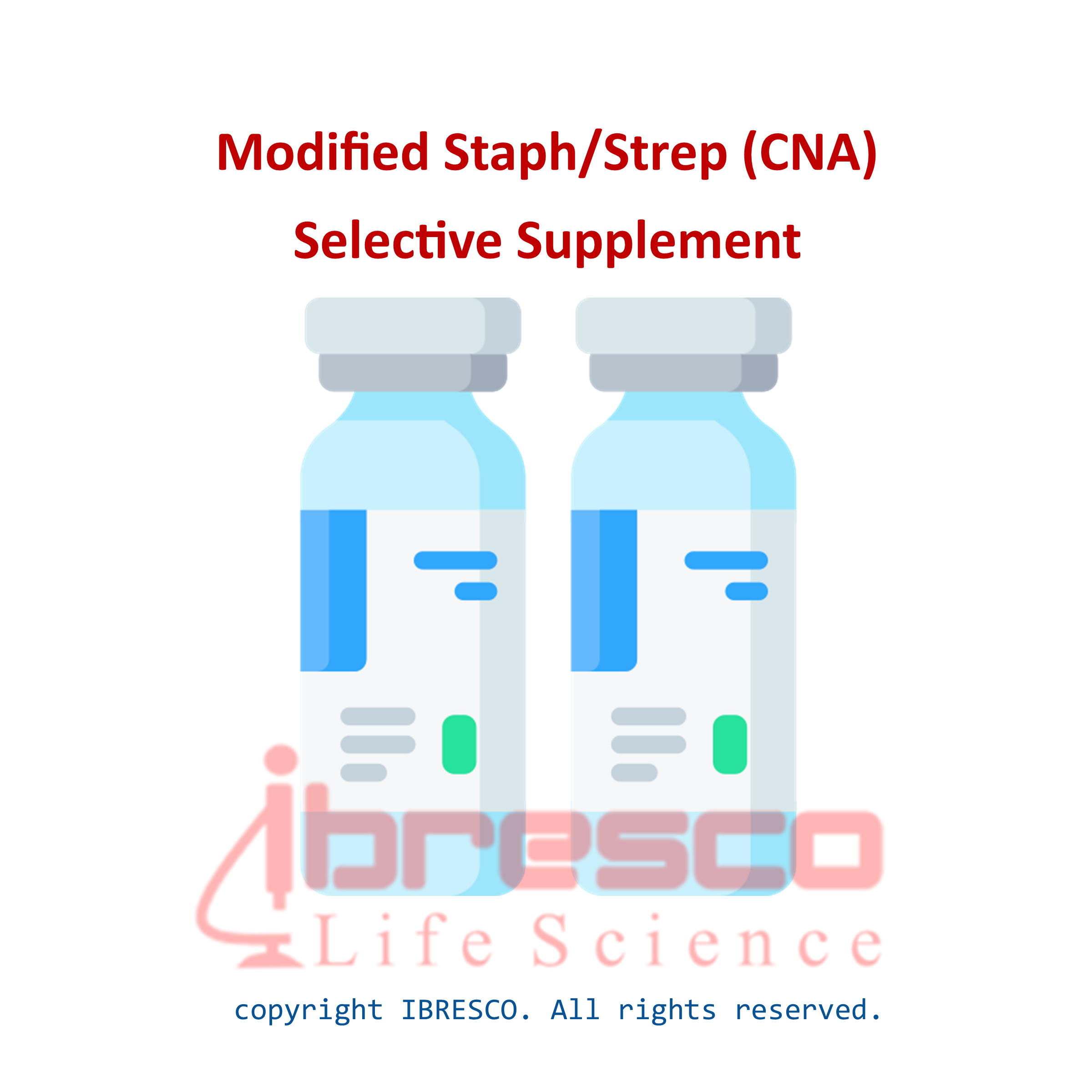 Modified Staphstrep Cna Selective Supplement Ibresco 2809