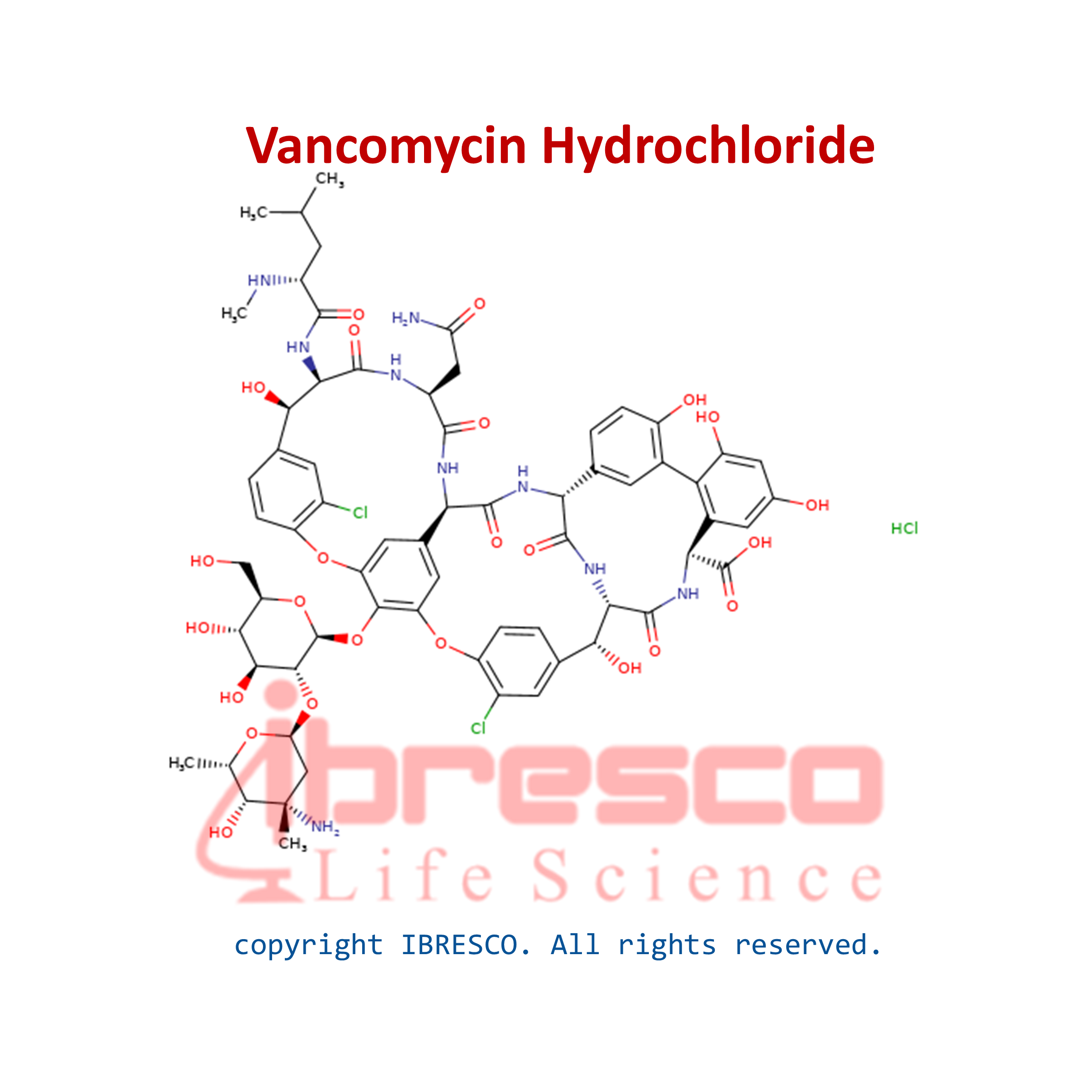 Vancomycin Hydrochloride | ونکومایسین هیدروکلرید | ایبرسکو