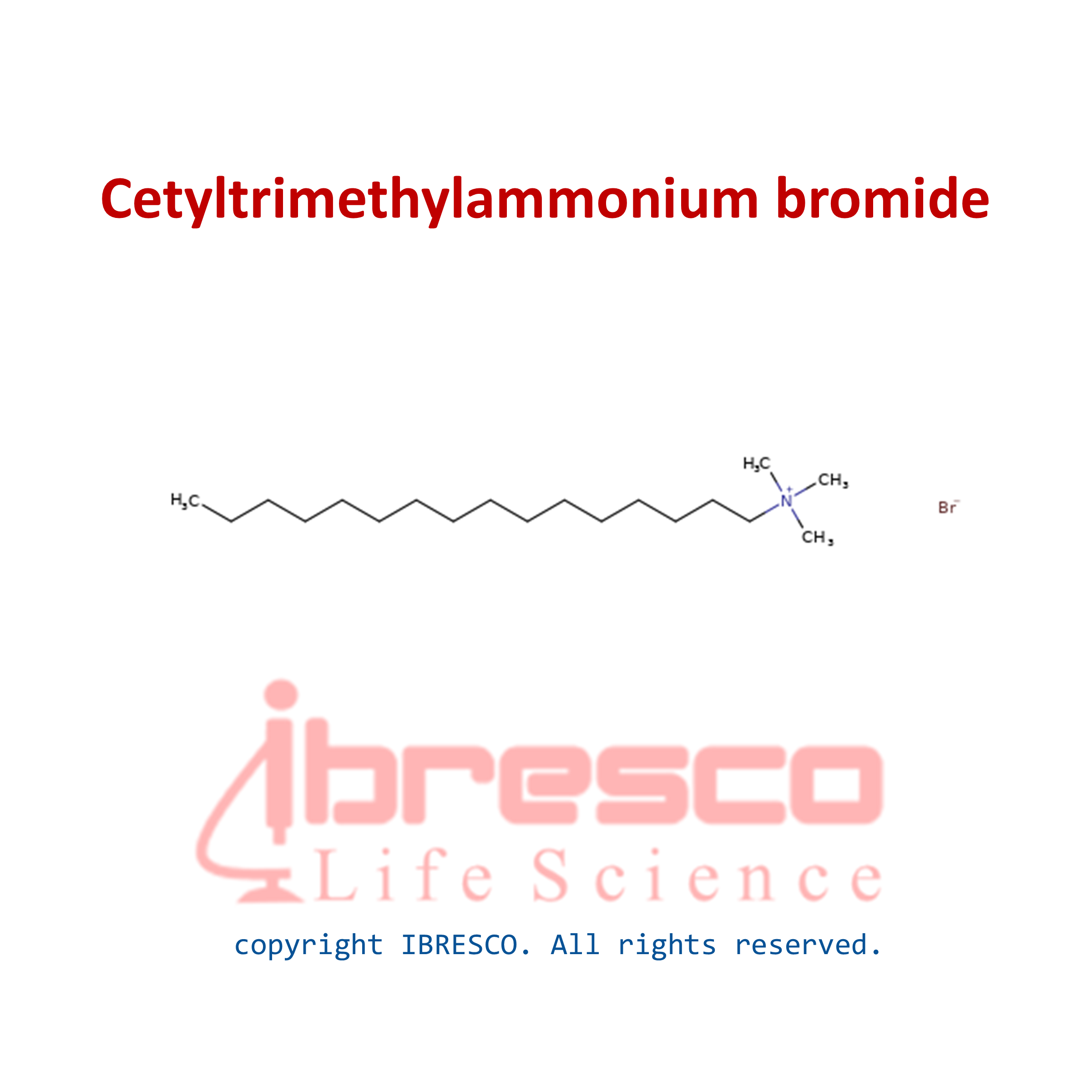 Cetyltrimethylammonium bromide | ستیل تری متیل آمونیوم برمید | ibresco