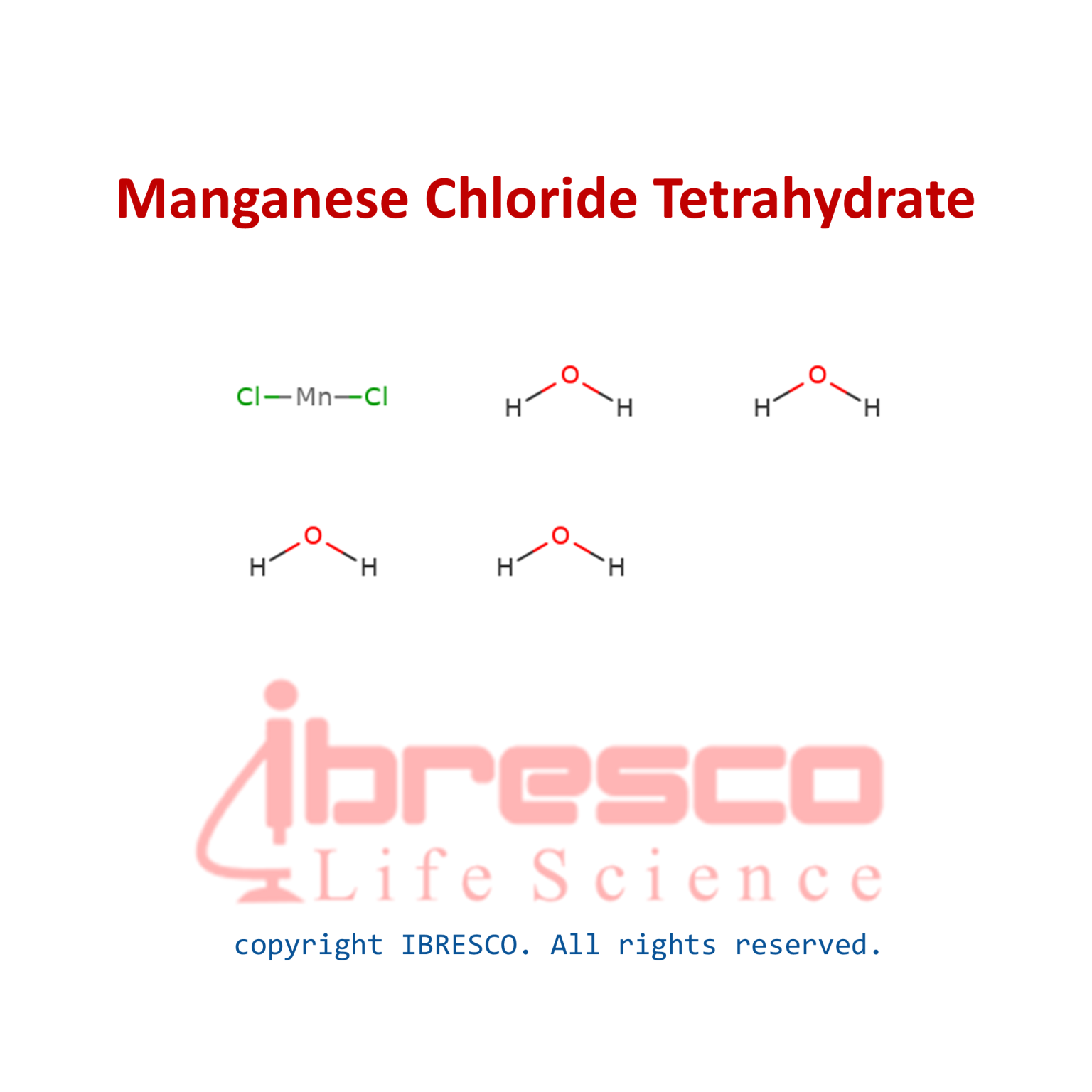 Manganese (II) chloride tetrahydrate | منگنز (II) کلرید 4 آبه | ibresco
