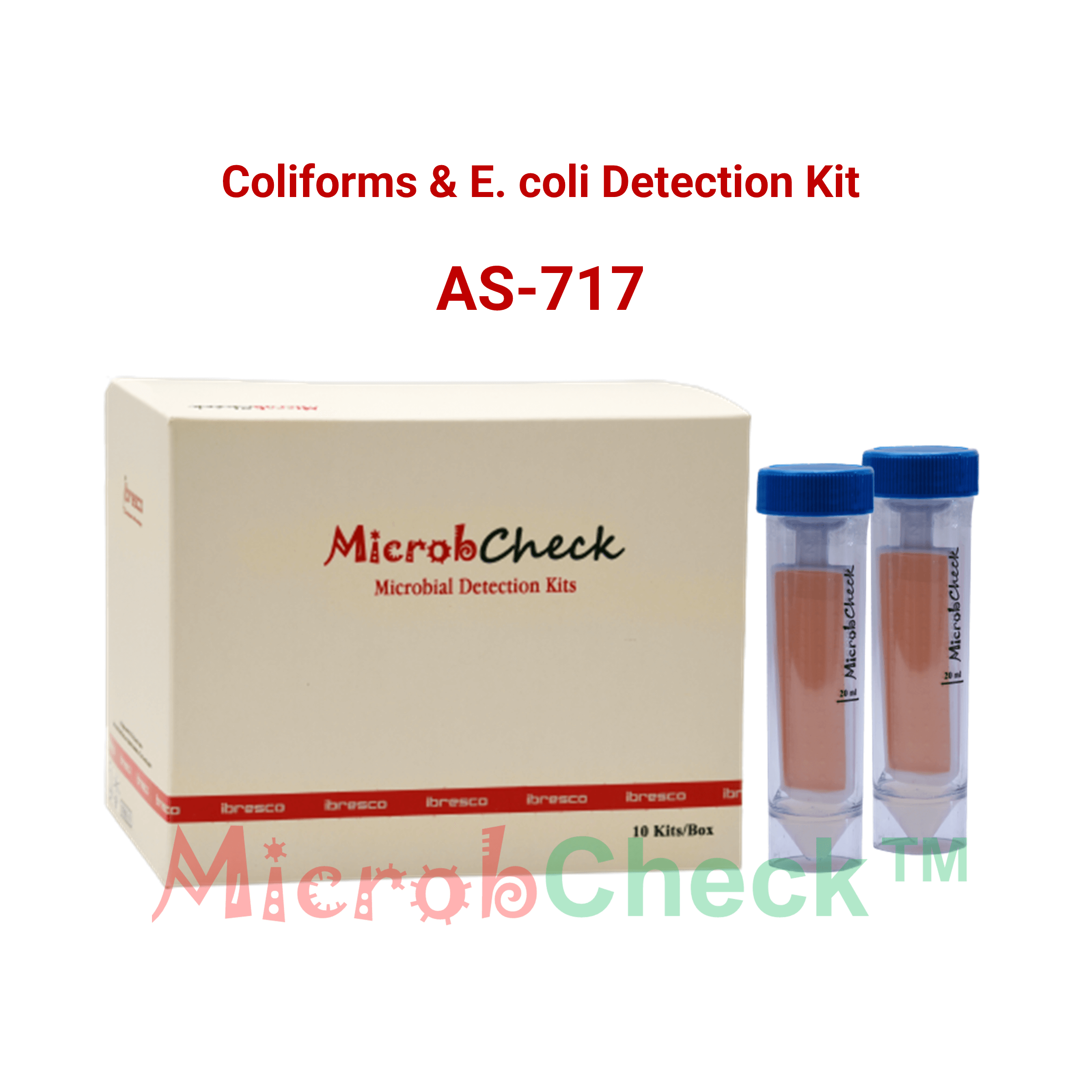 Coliforms & E. coli Detection Kit 717 | کیت شمارش کلیفرم ها و ای کلای | ibresco