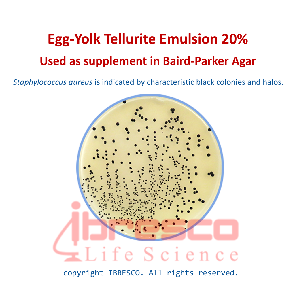 Egg Yolk Tellurite Emulsion 20% | ibresco