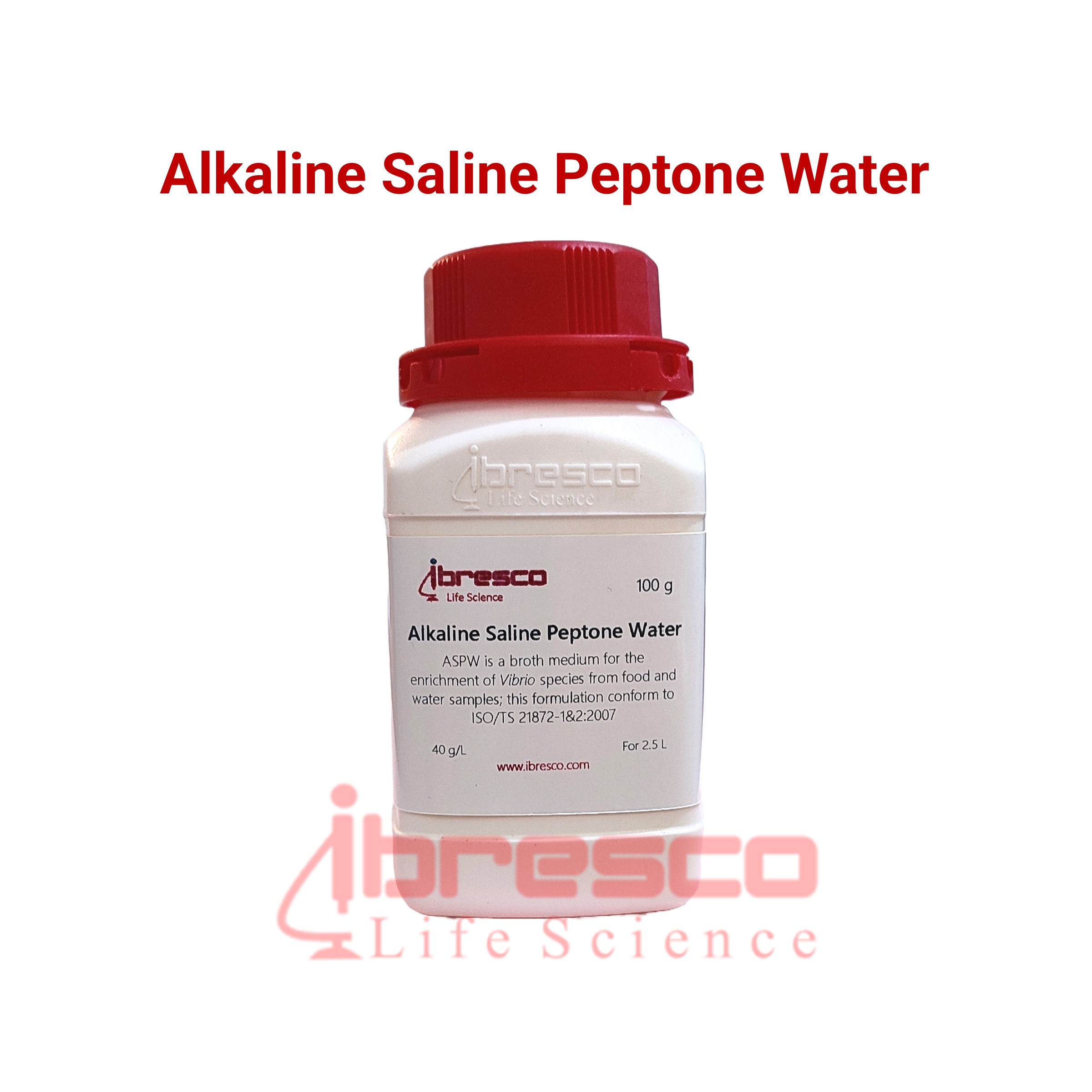 Alkaline Saline Peptone Water | آلکالین سالین پپتون واتر | ibresco