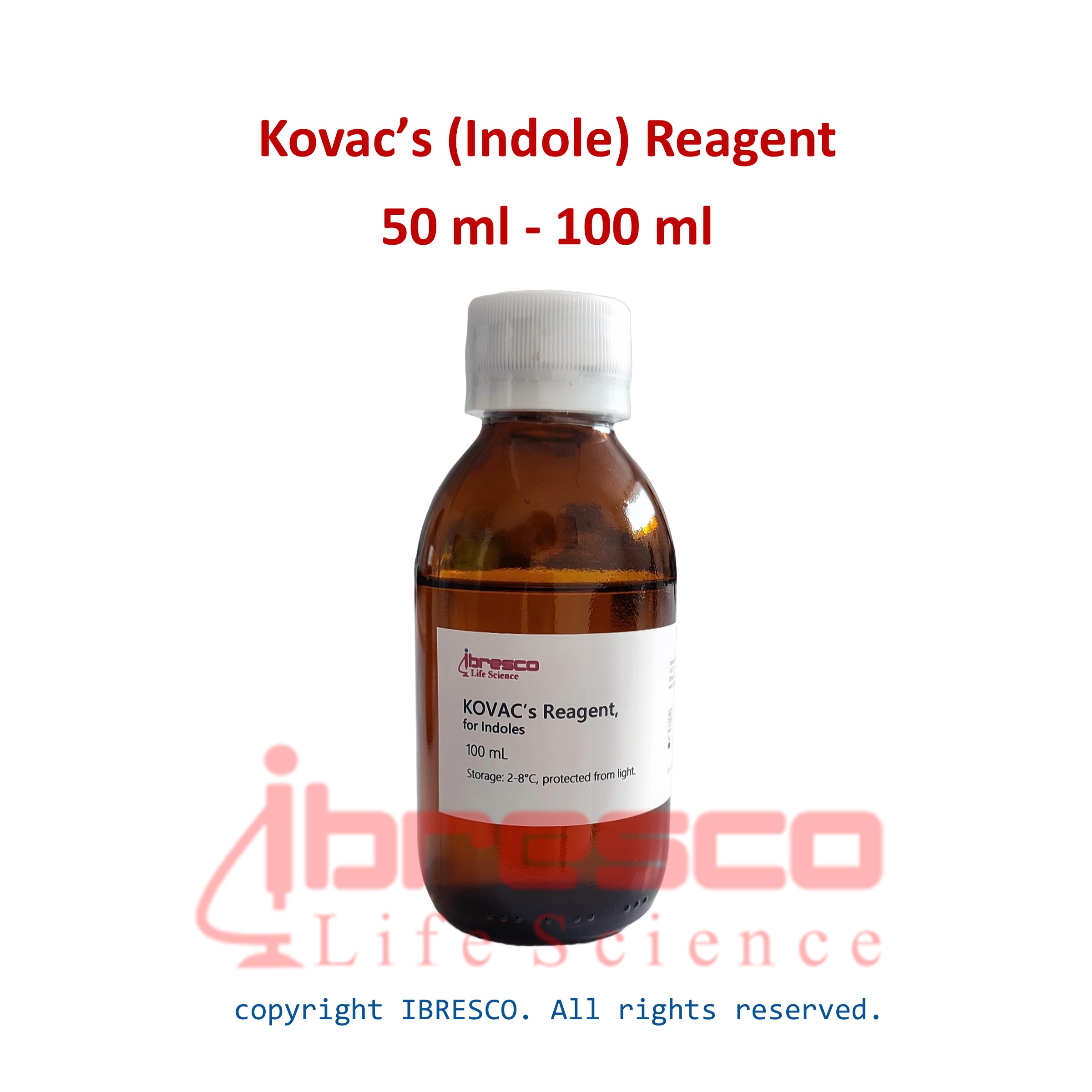 Kovac’s (Indole) Reagent | معرف کواکس (ایندول) | ibresco
